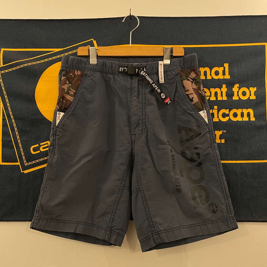 Aape Nylon Short, Men's Fashion, Bottoms, Shorts on Carousell