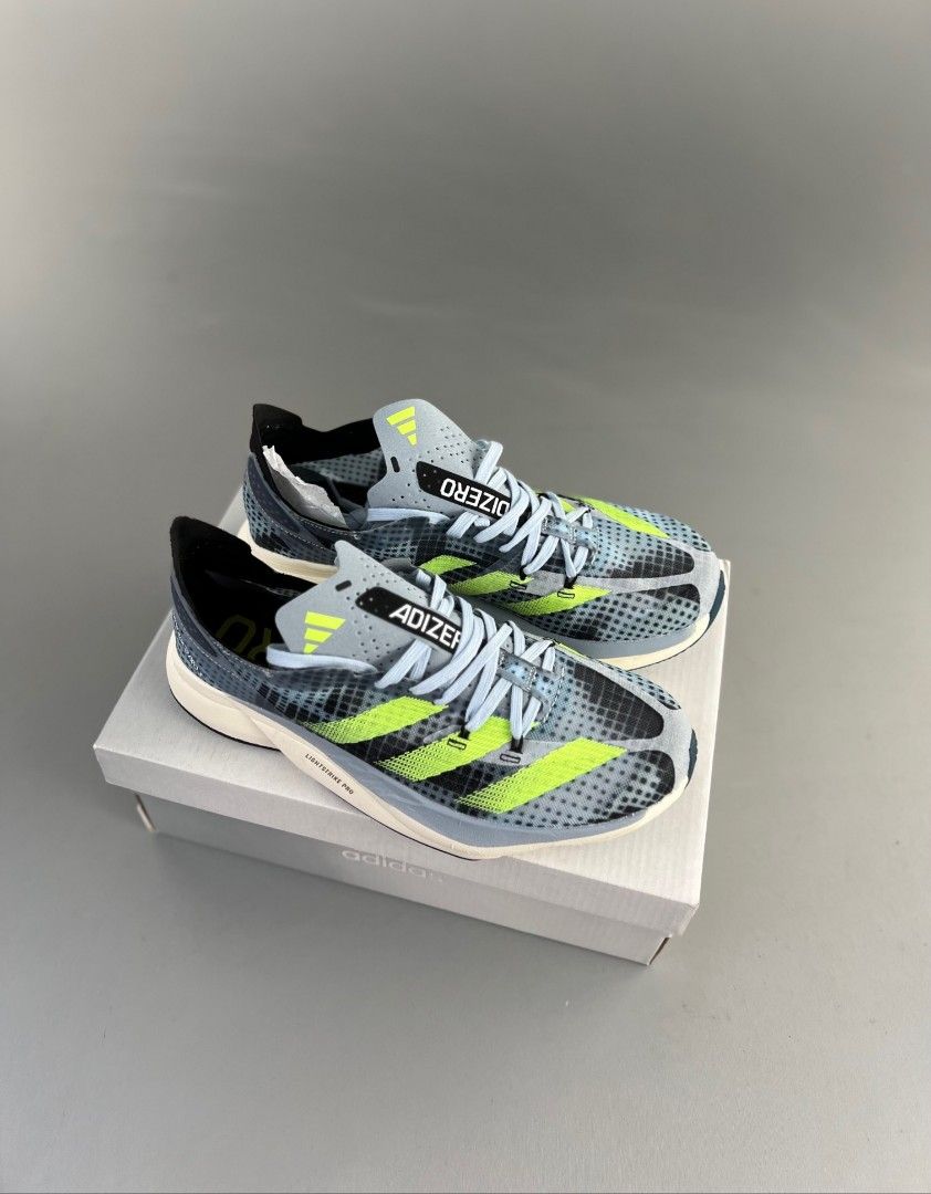 ADIDAS ADIZERO ADIOS PRO 3 ORIGINAL SHOES, Fesyen Pria, Sepatu ...