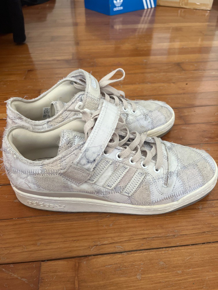 Adidas Forum Low Atmos Patchwork White Tint, Men's Fashion, Footwear ...