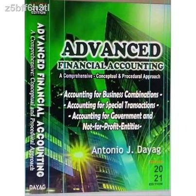 ADVANCED FINANCIAL ACCOUNTING DAYAG (2021), Hobbies & Toys, Books ...