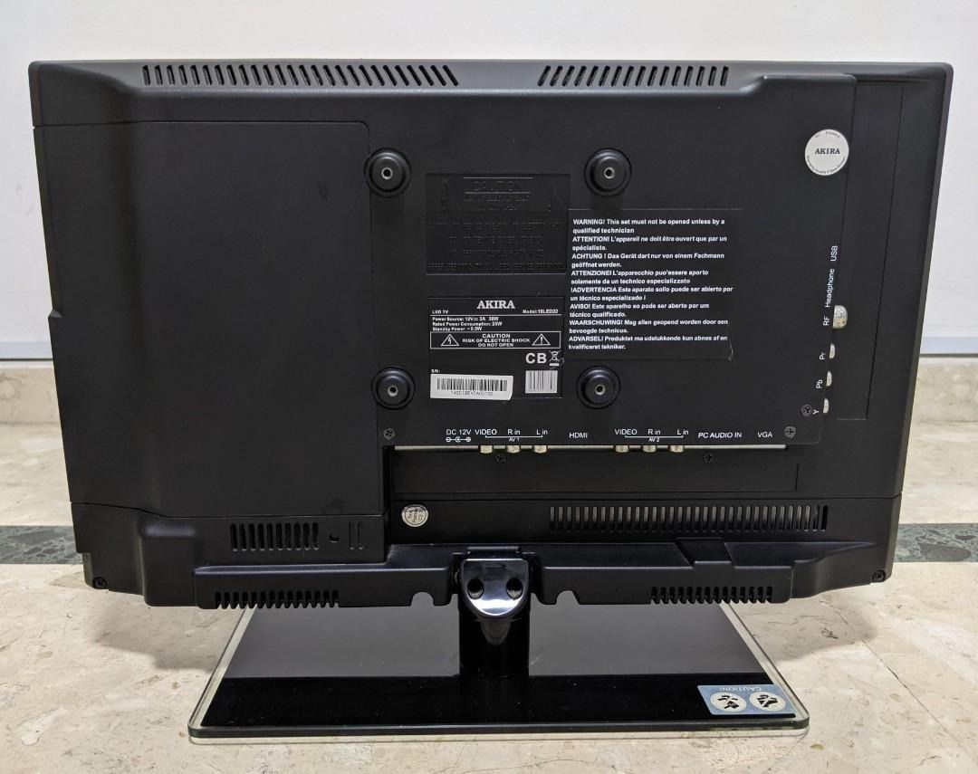 Akira LED TV 19 inch, TV & Home Appliances, TV & Entertainment, TV on ...
