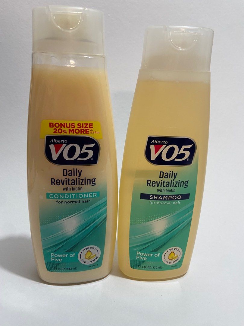 Alberto VO5 Daily Revitalizing w/ Biotin Shampoo & Conditioner for ...