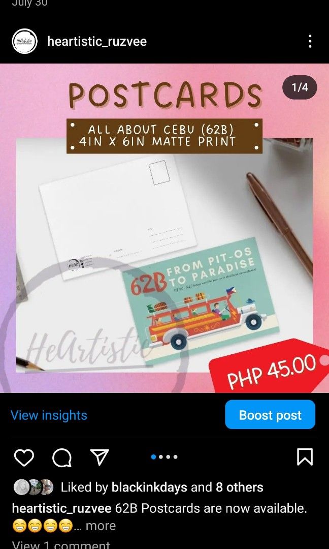 ALL ABOUT CEBU POSTCARDS, Hobbies & Toys, Stationary & Craft, Art ...