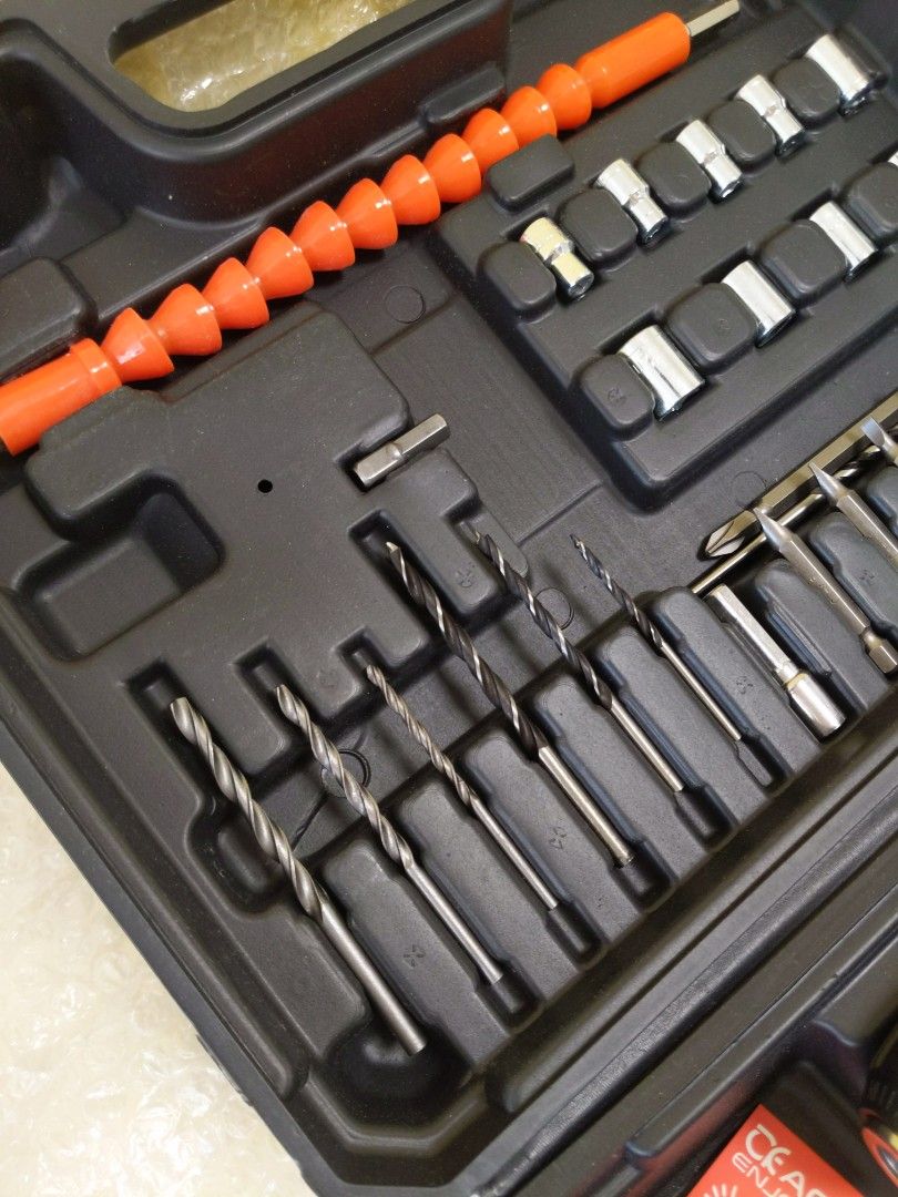 All new 全新 wall hammer drill cordless battery power driver set 16.8V無綫衝 ...