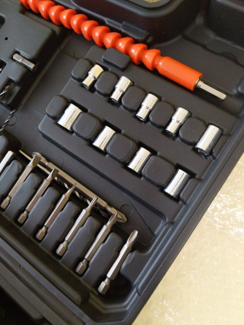 All new 全新 wall hammer drill cordless battery power driver set 16.8V無綫衝 ...