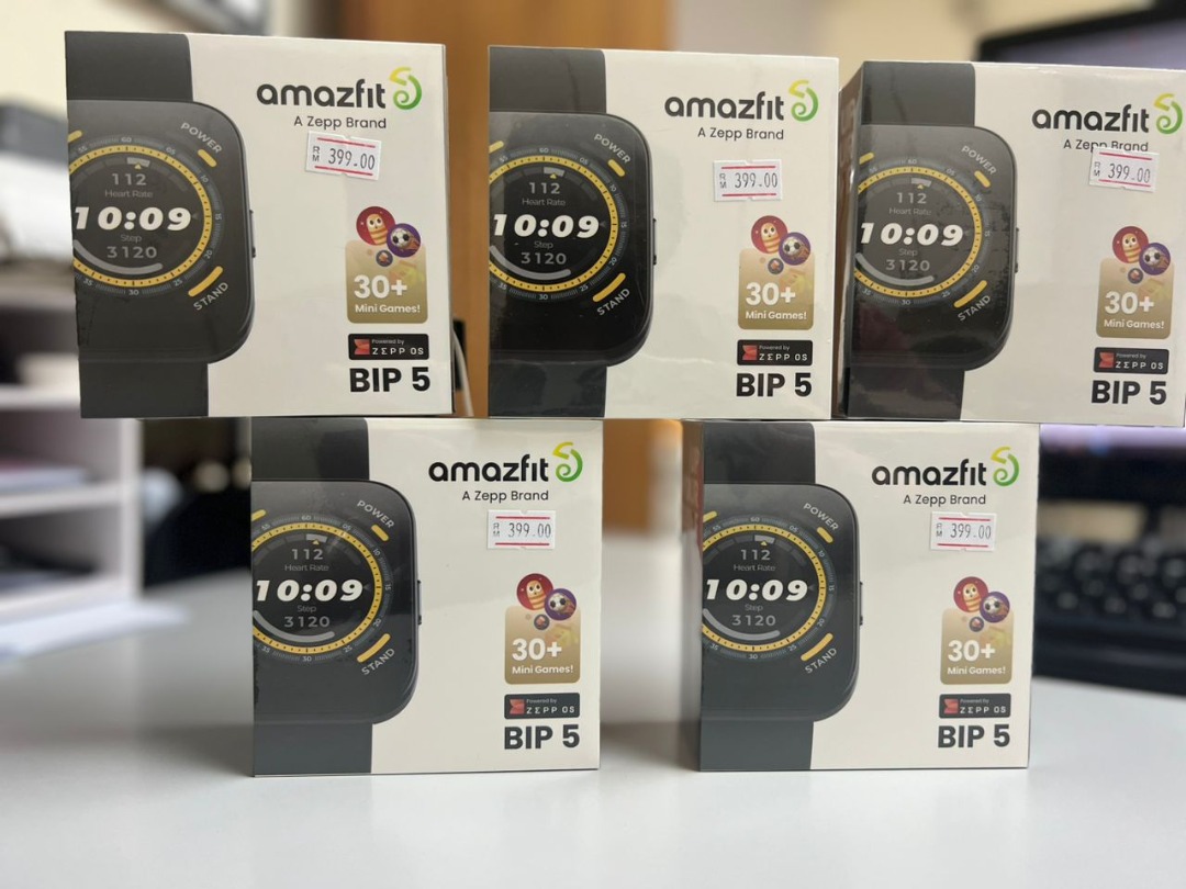 Amazfit Bip 5 Black, Mobile Phones & Gadgets, Wearables & Smart Watches ...