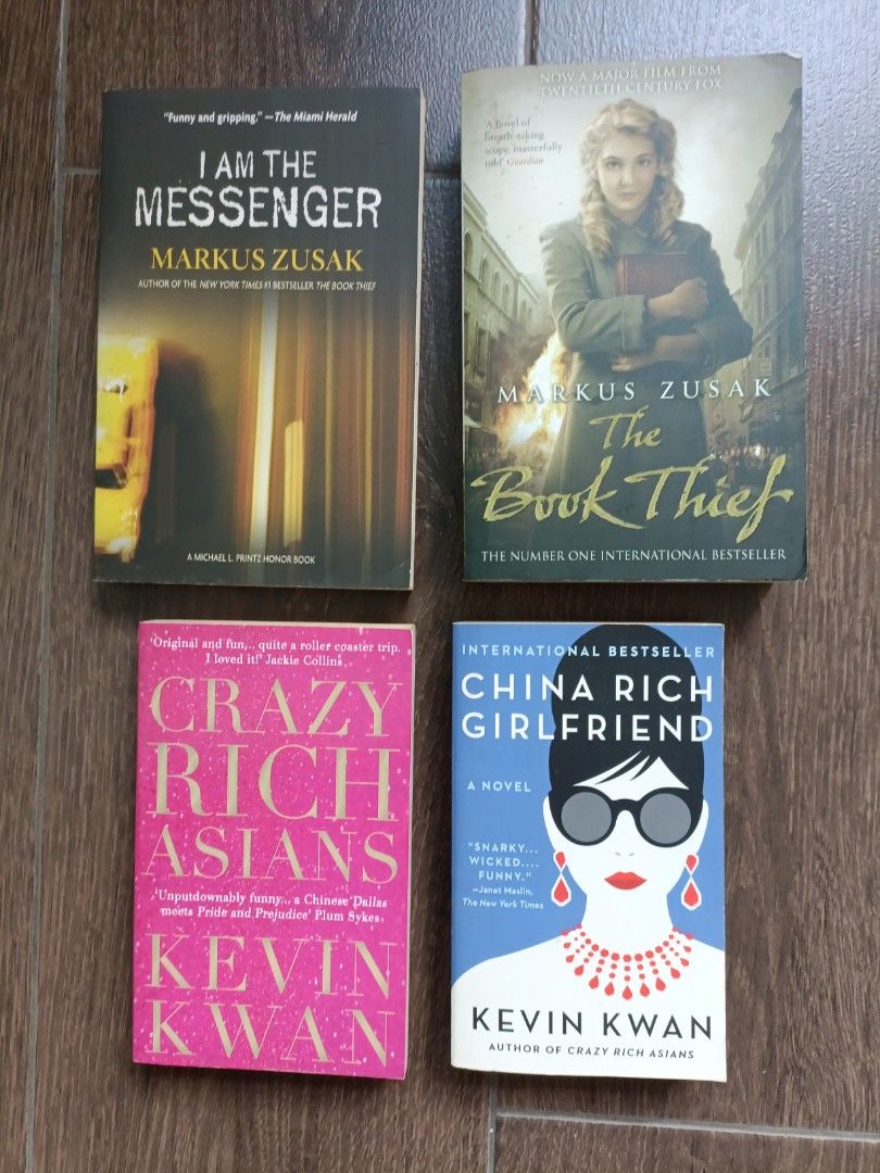 Amy Chua, Paula Hawkins, Sandra Brown, Tess Gerritsen, The Book Thief ...