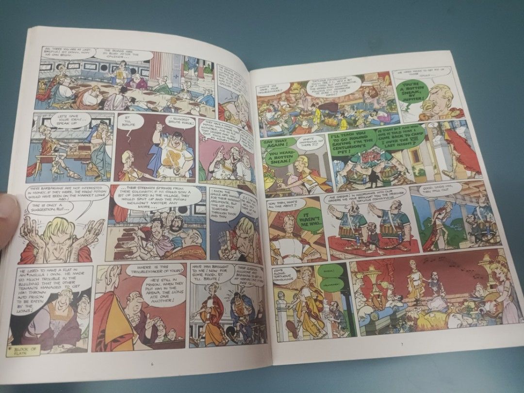 Asterix and the Roman Agent, Hobbies & Toys, Books & Magazines, Comics & Manga on Carousell