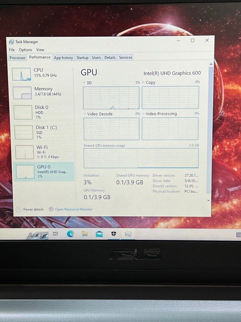 Asus 8GB RAM / 256GB SSD / Intel Celeron N4000, Computers & Tech ...