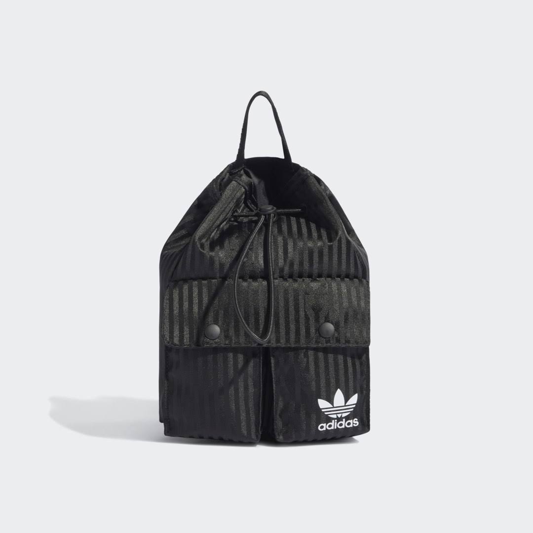 Authentic Adidas Originals Monogram Mini Backpack in Black, Women's ...