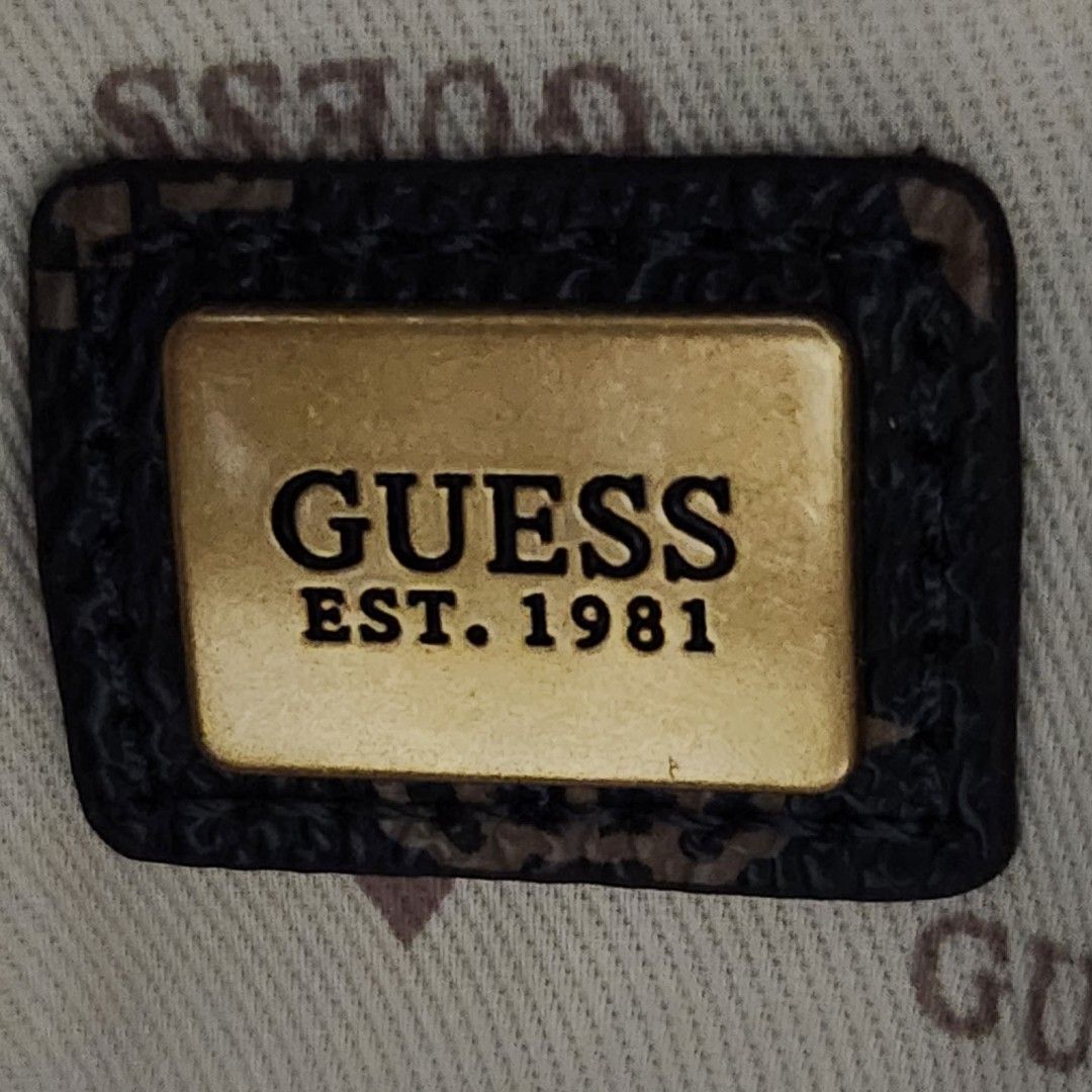 Authentic and BN Guess Silvana White Logo Multi Tote Bag, Luxury, Bags ...