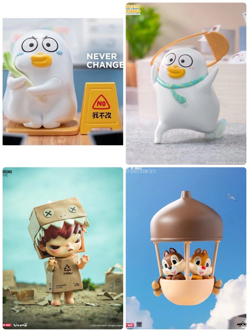 Authentic Popmart Duckyo wage earner never change / I’m off / chip dale ...