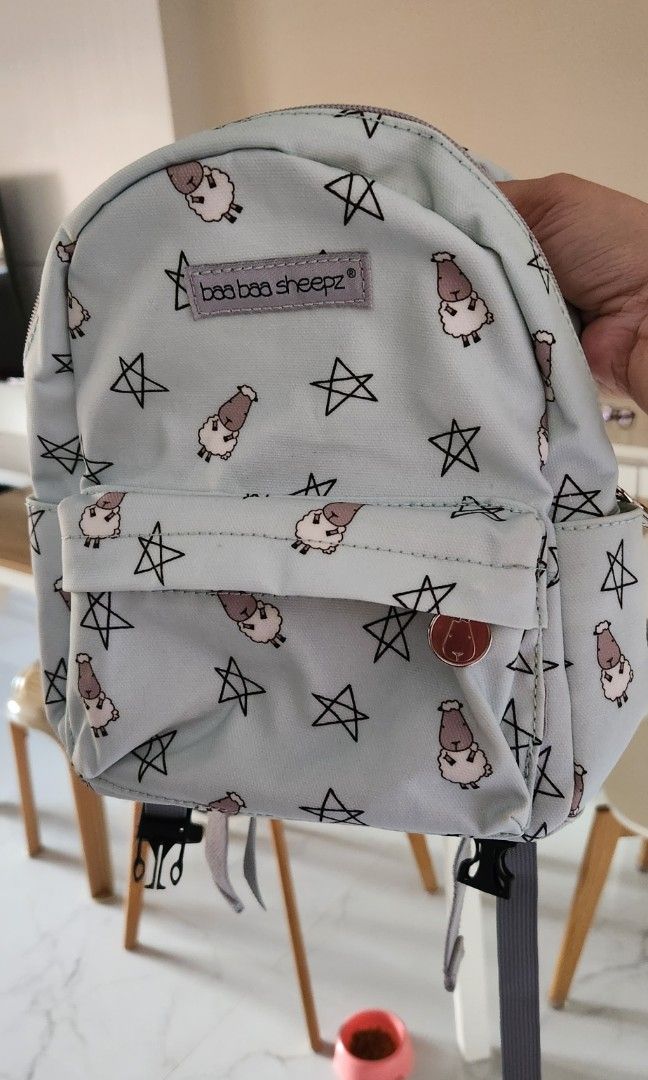 Baa Baa Sheepz Backpack Blue, Babies & Kids, Babies & Kids Fashion on ...