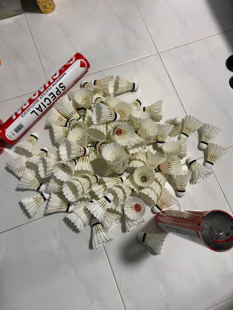 Badminton Training Shuttlecocks | Used Stroking Shuttlecock | Premium ...