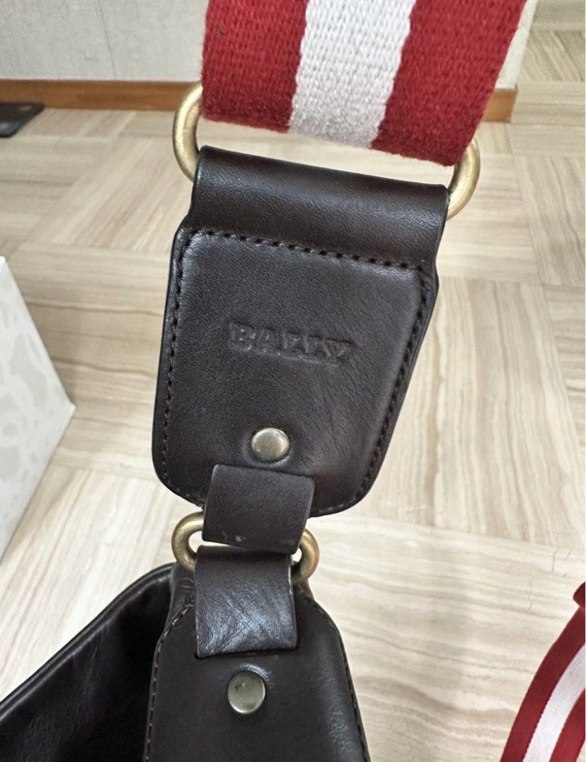 Bally Genuine Leather Messenger Bag, Luxury, Bags & Wallets on Carousell
