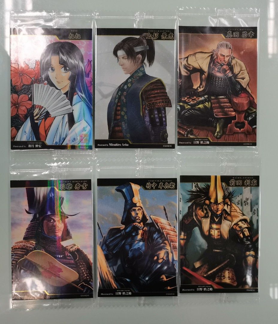 Bandai Sengoku samurai card 2009, Hobbies & Toys, Collectibles ...