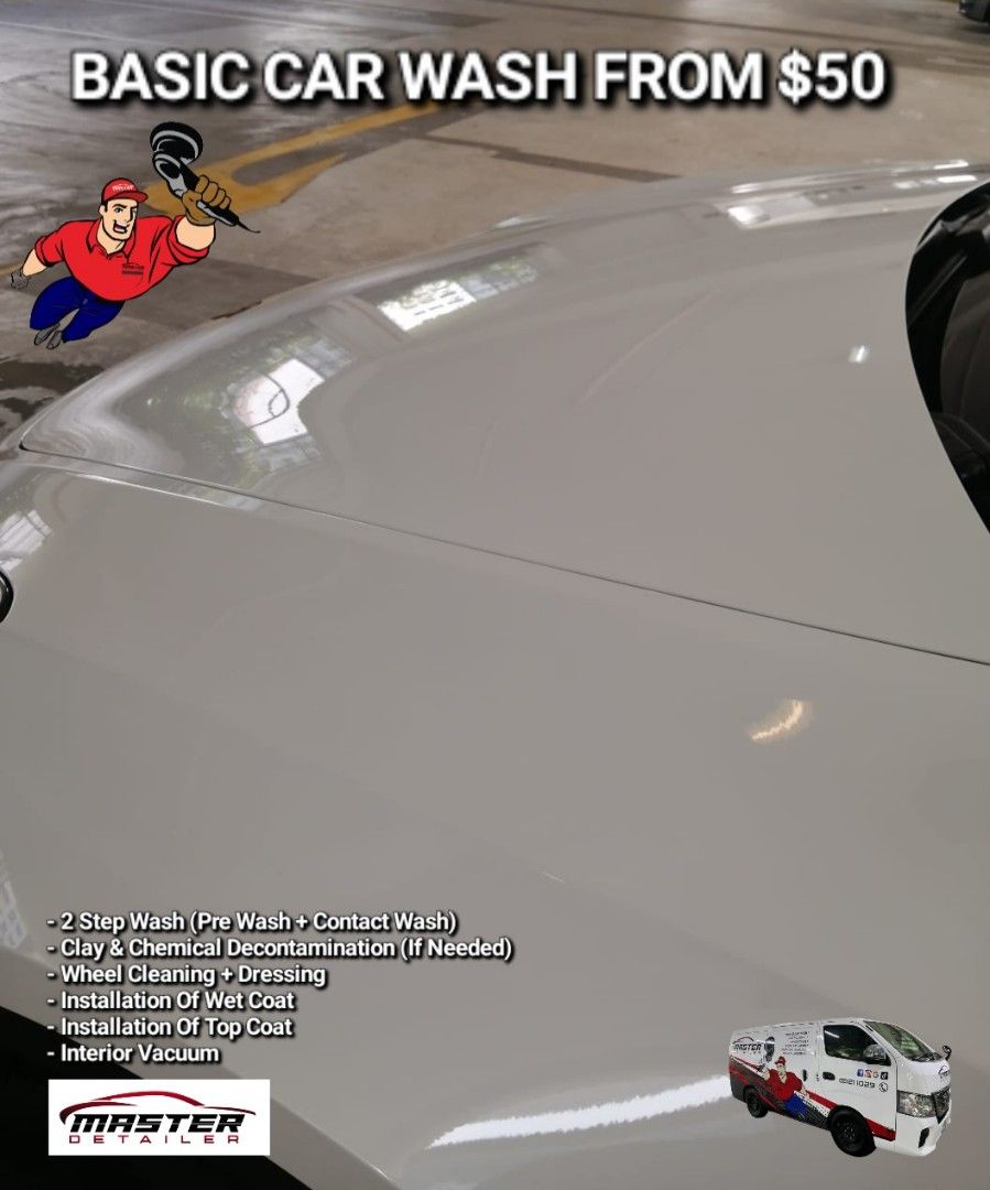 BASIC CAR WASH, Car Accessories, Car Workshops & Services on Carousell