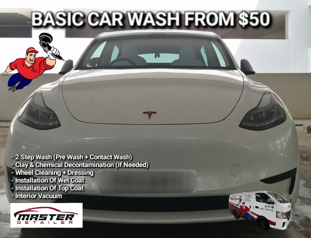 BASIC CAR WASH, Car Accessories, Car Workshops & Services on Carousell