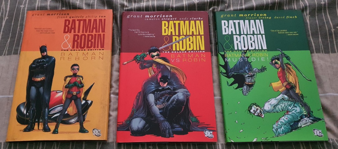 Batman and Robin by Grant Morrison Deluxe Edition Graphic Novels ...