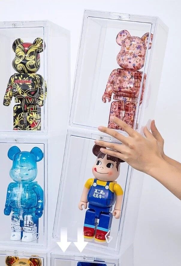 Bearbrick space molly display case 400% #actioncity, Hobbies & Toys ...