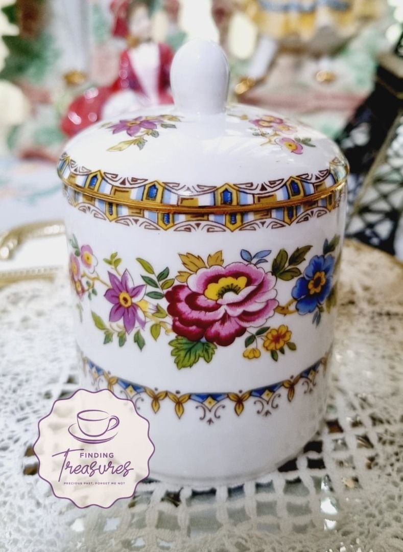 *RESERVE*Beautiful Vintage Preserve Pot ' Malvern' - Royal Grafton ...