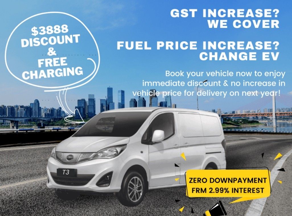 Best selling BYD electric van T3, Cars, Other Vehicles on Carousell