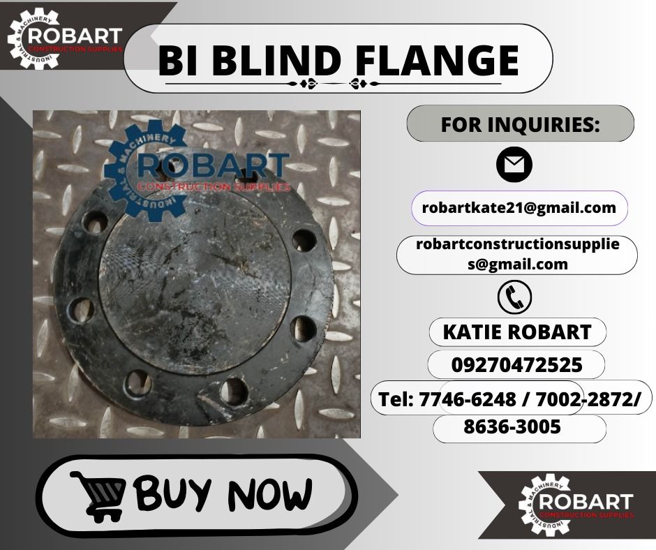 BI BLIND FLANGE, Commercial & Industrial, Construction & Building ...