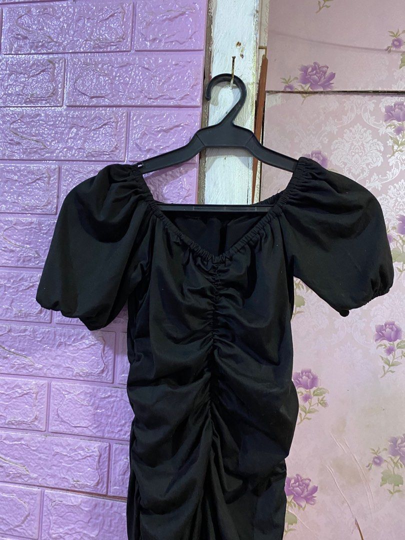 Black Bodycon Small Size Dress (Stretchable) Women and Ladies, Women's ...