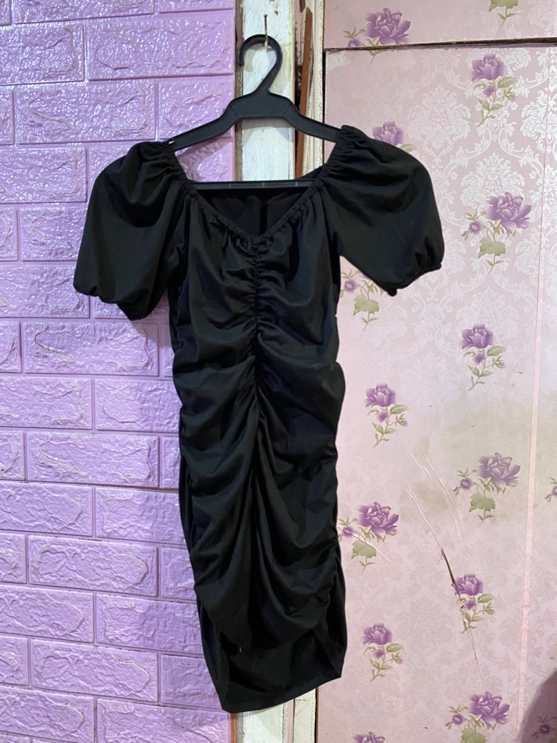 Black Bodycon Small Size Dress (Stretchable) Women and Ladies, Women's ...