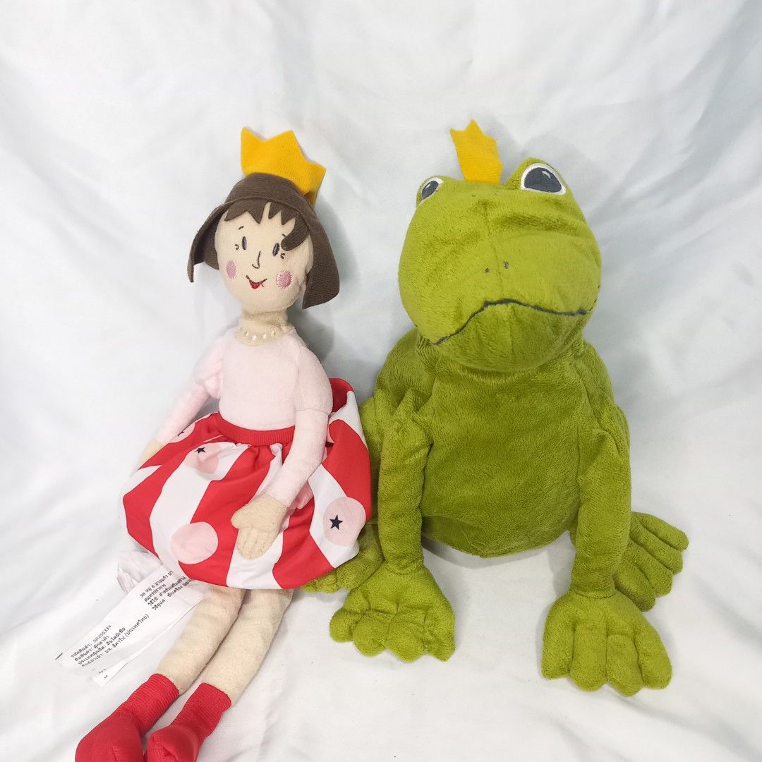 Boneka Pasangan Princess Prince Frog IKEA Original, Toys & Collectibles ...