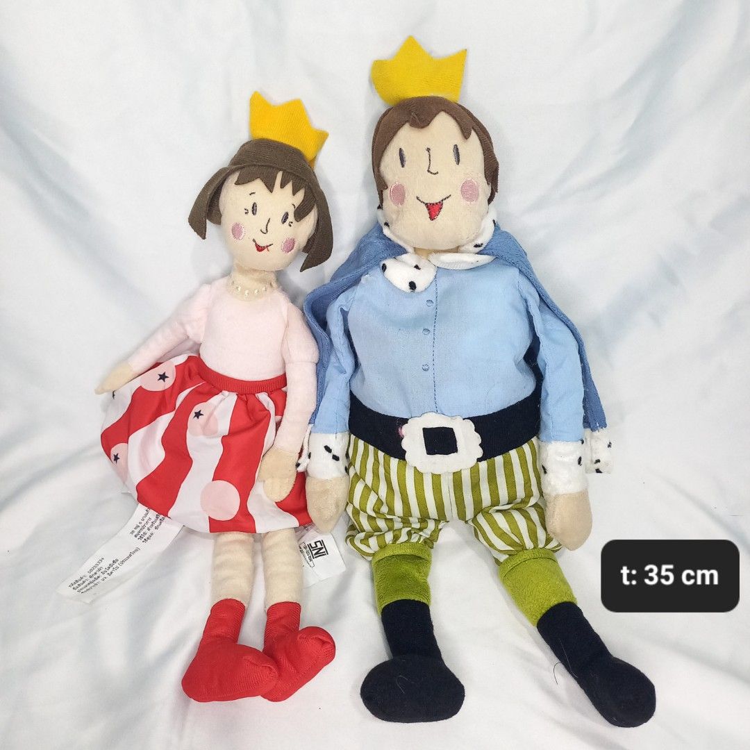 Boneka Pasangan Princess Prince Frog IKEA Original, Toys & Collectibles ...