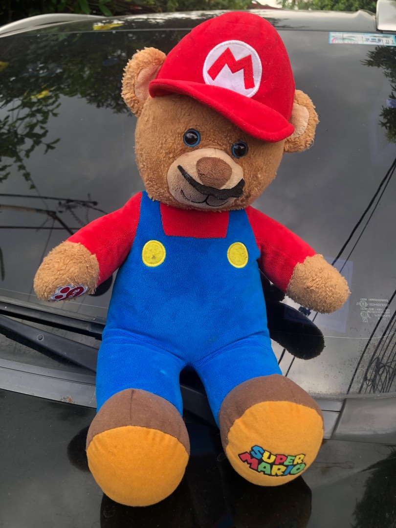 Build A bear Mario, Hobbies & Toys, Toys & Games on Carousell