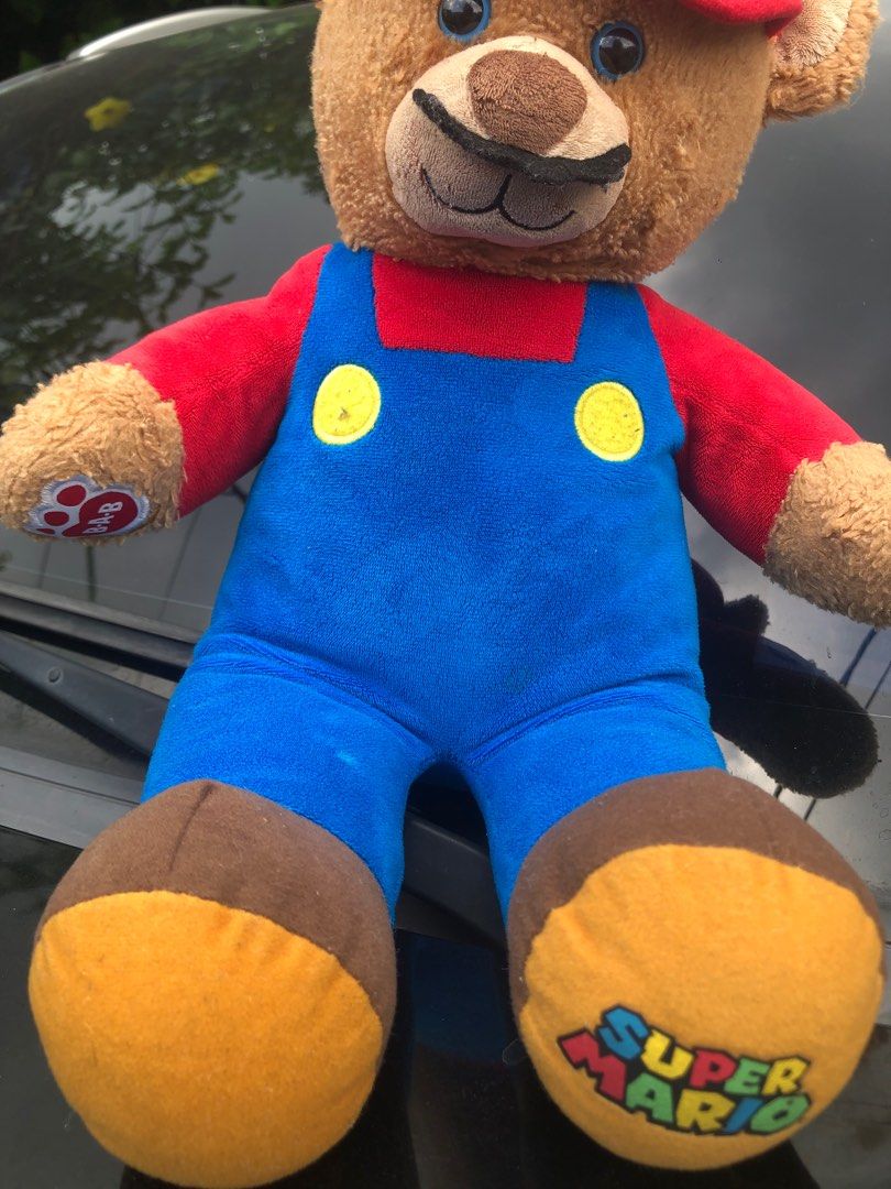 Build A bear Mario, Hobbies & Toys, Toys & Games on Carousell