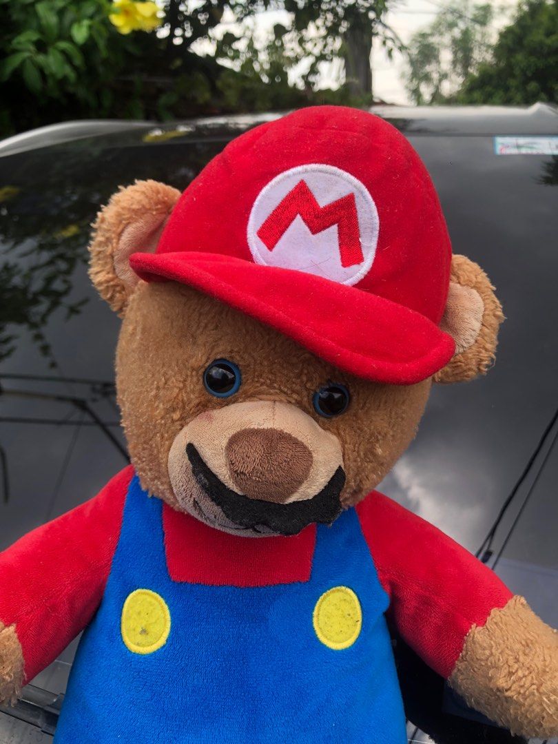 Build A bear Mario, Hobbies & Toys, Toys & Games on Carousell