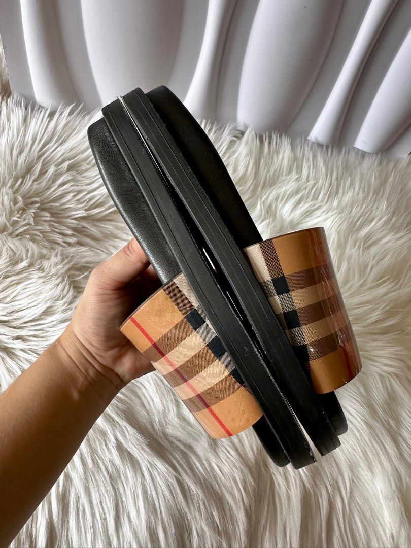 Burberry Slides, Luxury, Sneakers & Footwear on Carousell