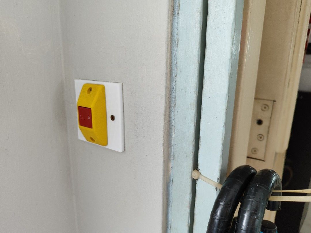 Bus stop button door bell, Furniture & Home Living, Home Decor, Wall ...