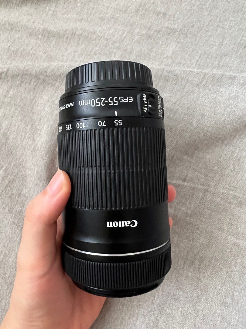 CANON zoom lens EF-S 55-250 mm F/4-5.6, can nego, Photography, Lens ...