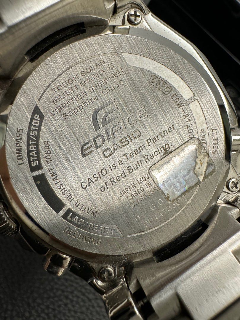 Casio Edifice Red Bull Racing Limited Edition Watch, Men's Fashion ...