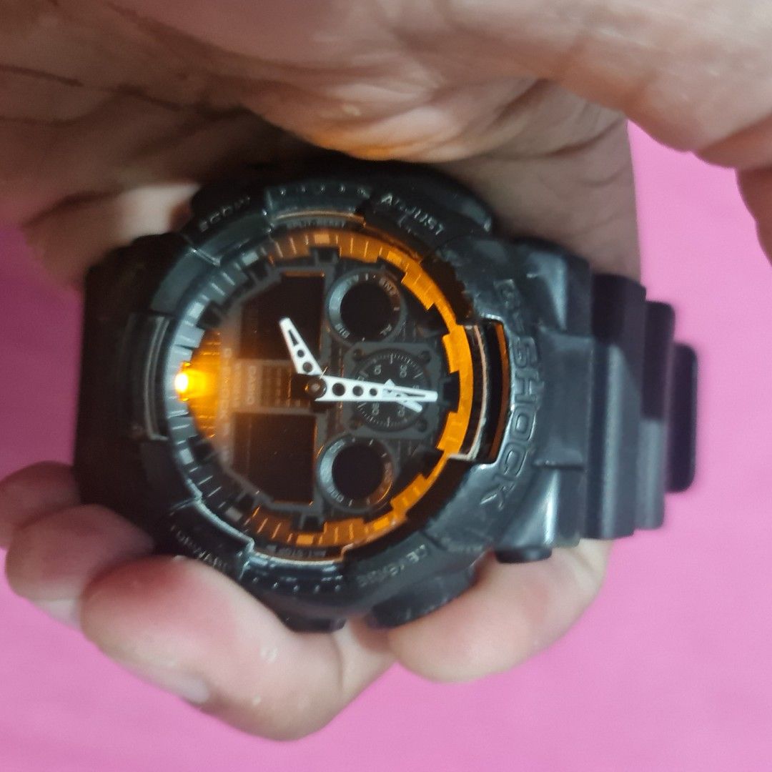 Casio Gshock GA100 dark knight, Men's Fashion, Watches & Accessories ...