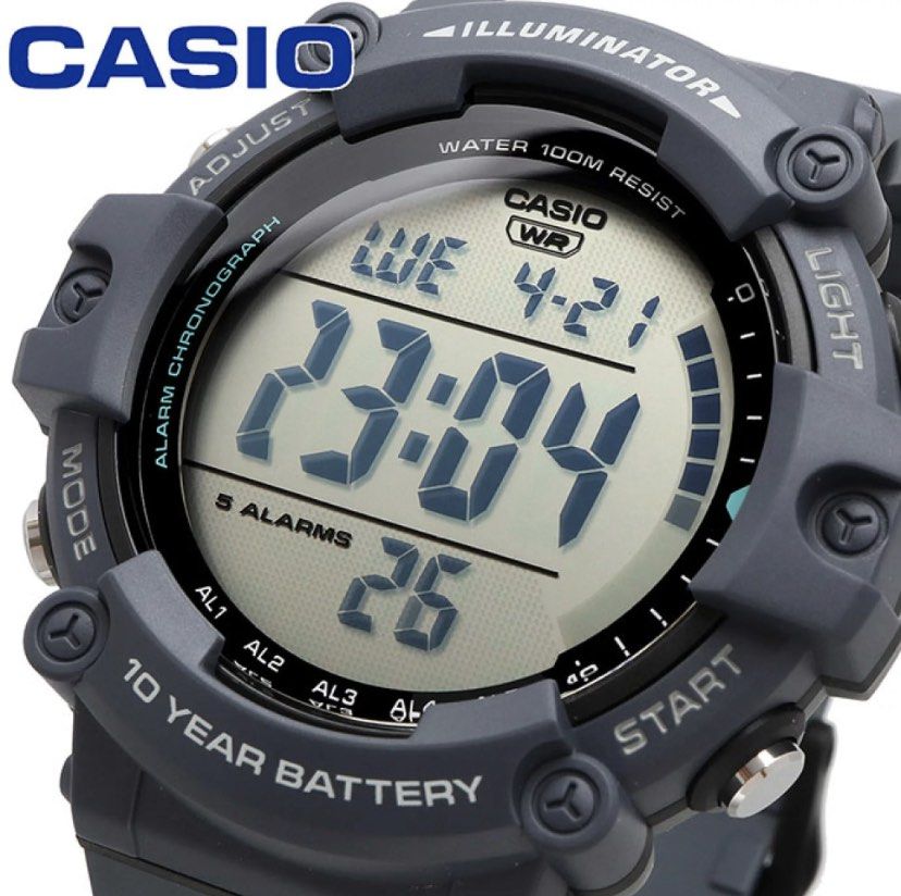 Casio Illuminator AE-1500WH-2A Digital Quartz Watch AE1500WH-2A Denim ...