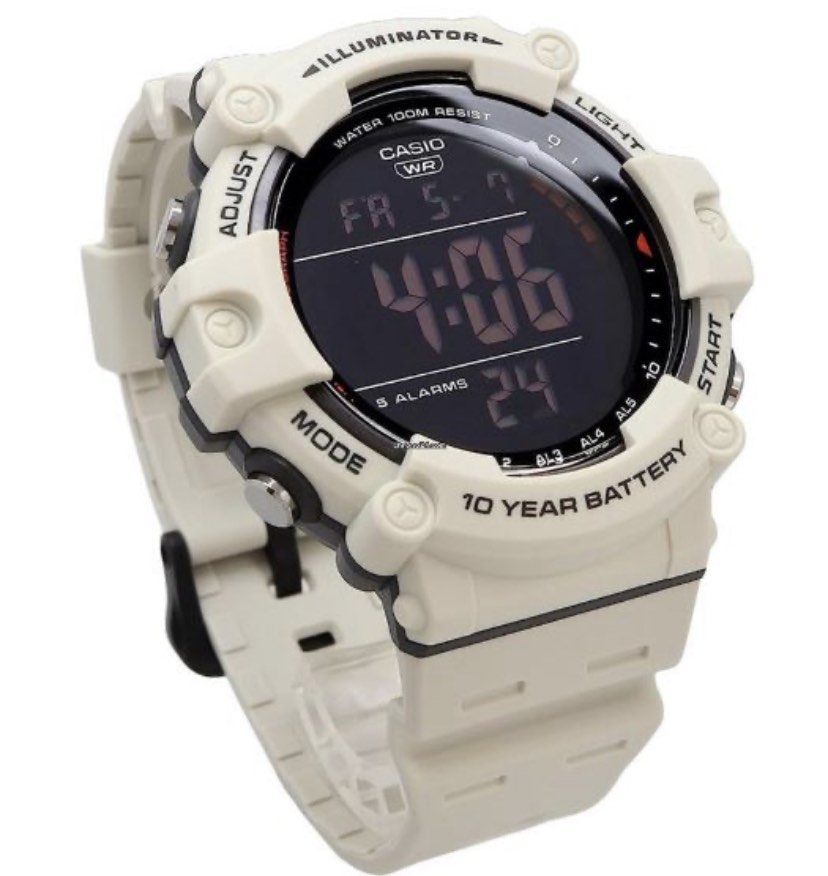 Casio Illuminator AE-1500WH-8B2 Digital Quartz Watch AE1500WH-8B2 Off ...