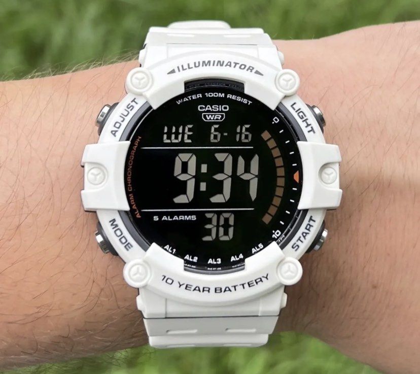 Casio Illuminator AE-1500WH-8B2 Digital Quartz Watch AE1500WH-8B2 Off ...