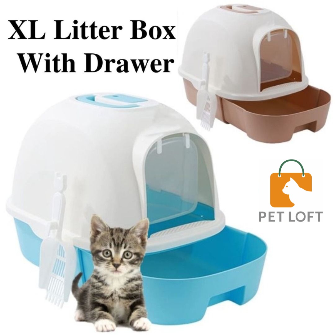 Cat Litter Box Cat Drawer Litter Box XL Cat Litter Box Cat Litter Pee ...