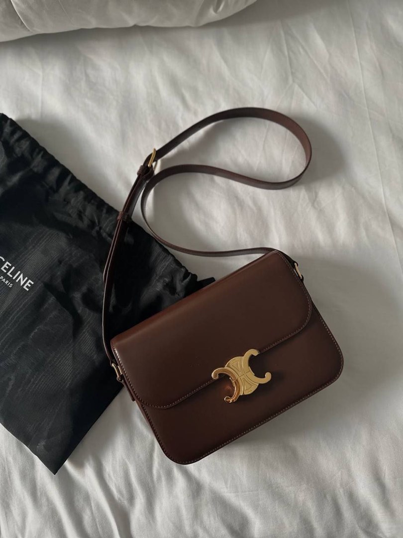 Celine Classic Medium Triomphe, Luxury, Bags & Wallets on Carousell