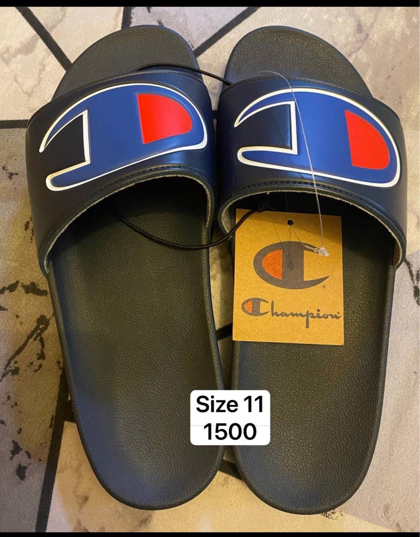 Champion slides, Men's Fashion, Footwear, Slippers & Slides on Carousell