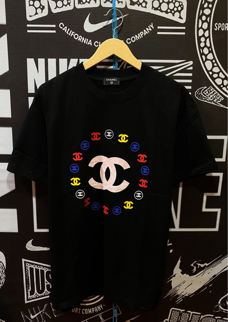 CHANEL MULTI-LOGO T-SHIRT, Men's Fashion, Tops & Sets, Tshirts & Polo ...