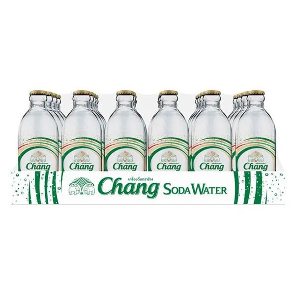 Chang Soda Water 325ml x 24 Bottles - Great Mixing With Fruit Juice ...