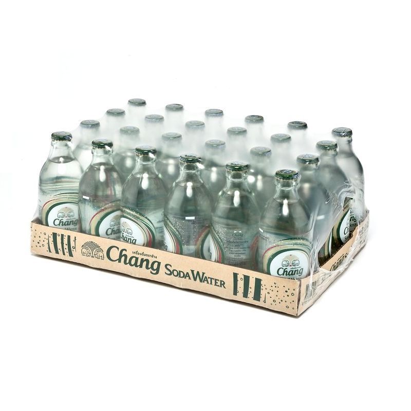 Chang Soda Water 325ml x 24 Bottles - Great Mixing With Fruit Juice & Alcohol | Thailand Import ...
