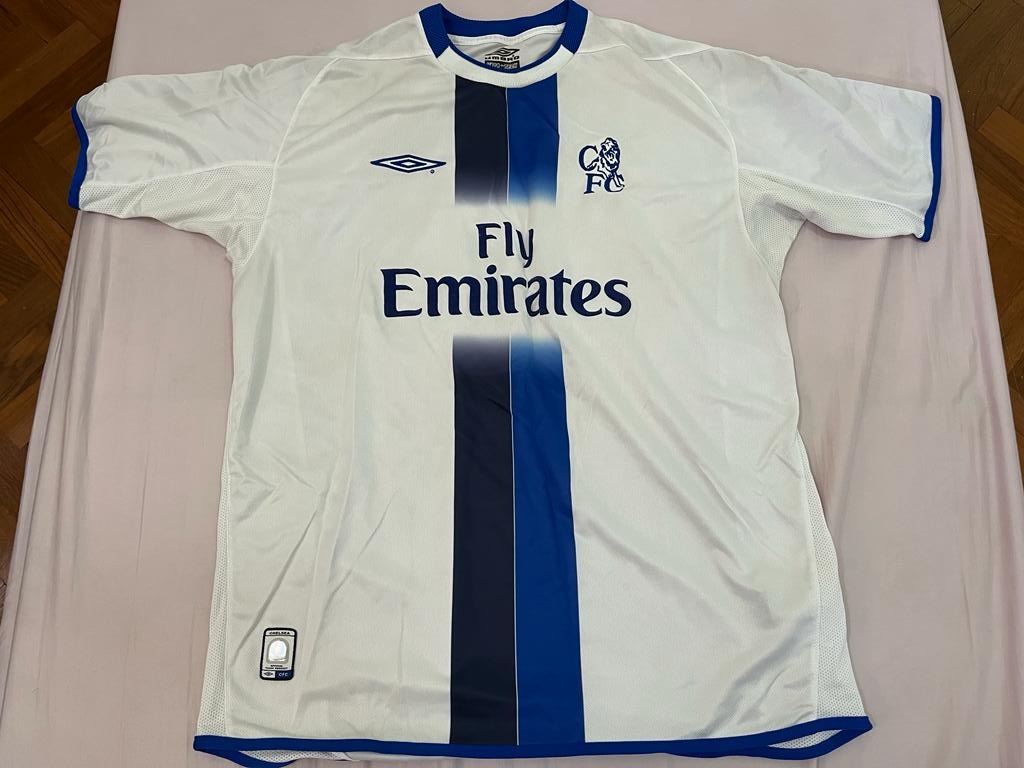 Chelsea 2003/04 Away Jersey (Authentic), Men's Fashion, Activewear on ...