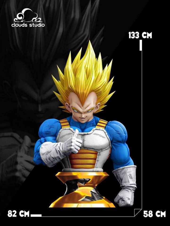 Clouds Studio - Scale 1/1 Vegeta, Hobbies & Toys, Toys & Games on Carousell